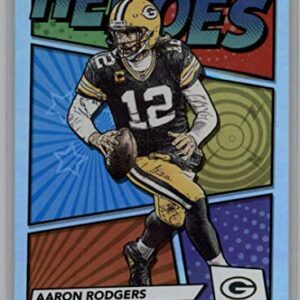 2022 Panini Prestige Heroes #1 Aaron Rodgers Green Bay Packers NFL Football Trading Card