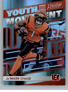 2022 panini prestige youth movement #2 ja'marr chase cincinnati bengals nfl football trading card