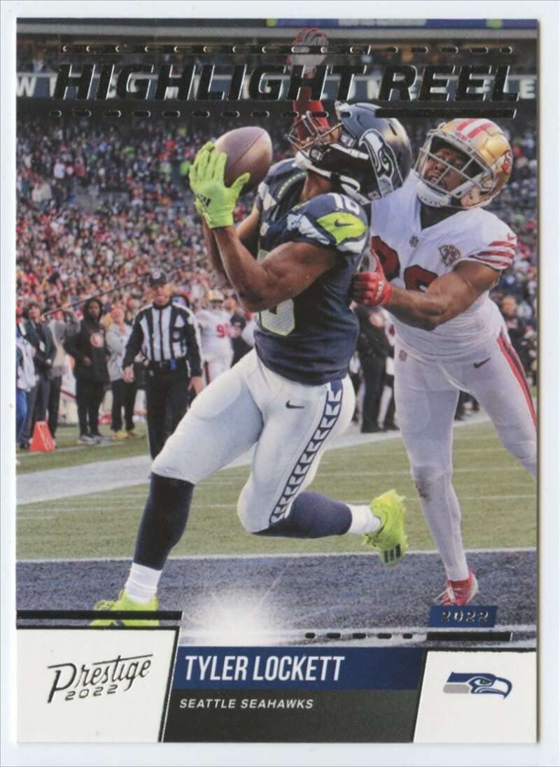 2022 Panini Prestige Highlight Reel #17 Tyler Lockett Seattle Seahawks NFL Football Trading Card