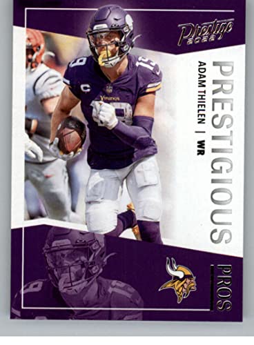 2022 Panini Prestige Prestigious Pros #16 Adam Thielen Minnesota Vikings NFL Football Trading Card