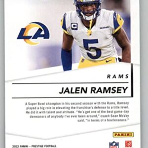 2022 Panini Prestige Prestigious Pros #13 Jalen Ramsey Los Angeles Rams NFL Football Trading Card