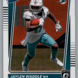 2021 Donruss Optic #208 Jaylen Waddle Miami Dolphins (RC - Rookie Card) NM-MT NFL Football Rated Rookies