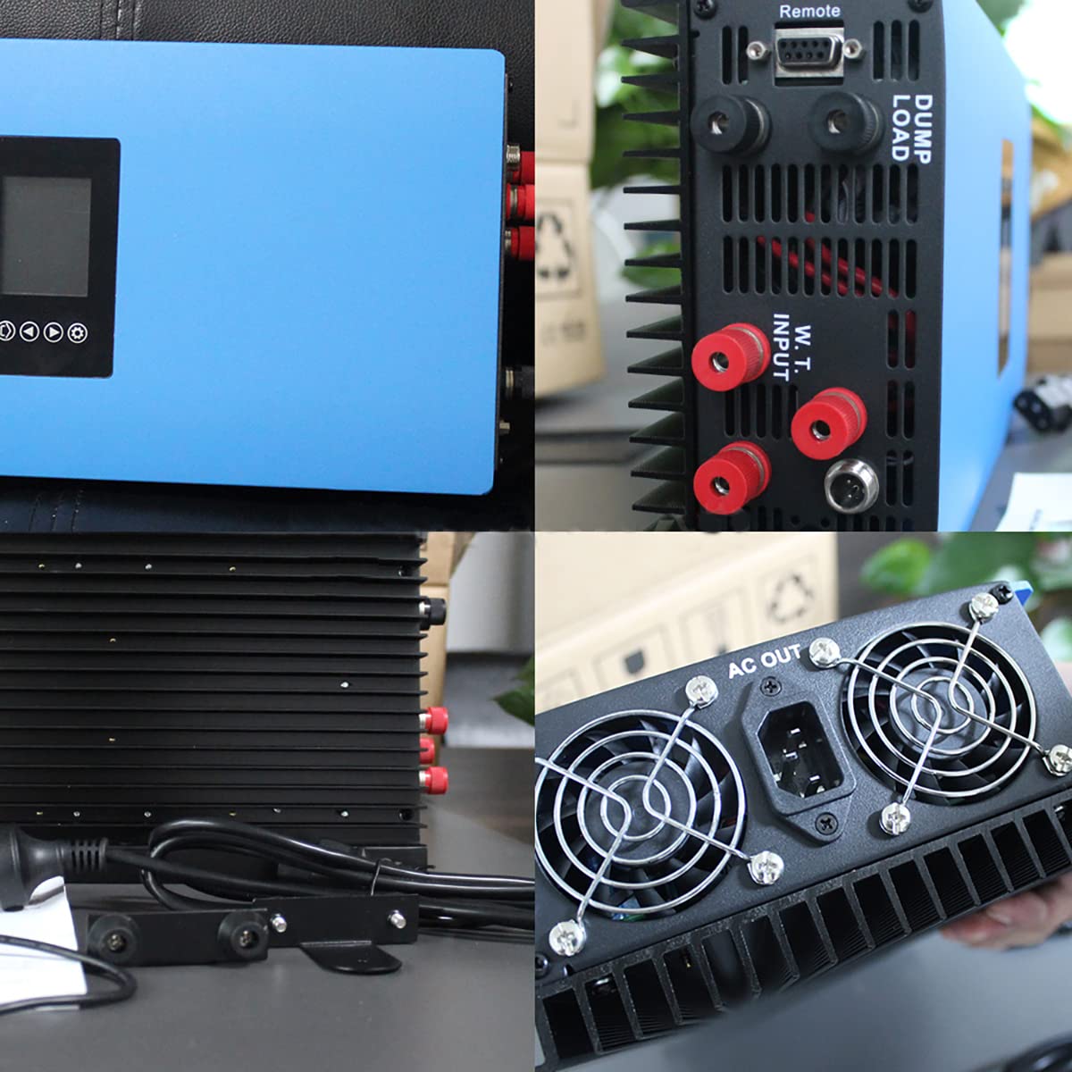 1000W Wind on Grid Tie Power Inverter 1KW Wind Power Limiter Sensor Wide Voltage DC25-60V for Wind Turbine AC 48V5