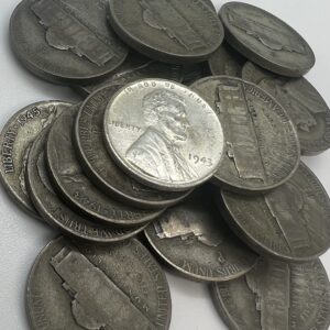 1943 PDS -1945 Jefferson Nickels WWII Era 35% Silver (20 COINS) Nickel Seller Good +