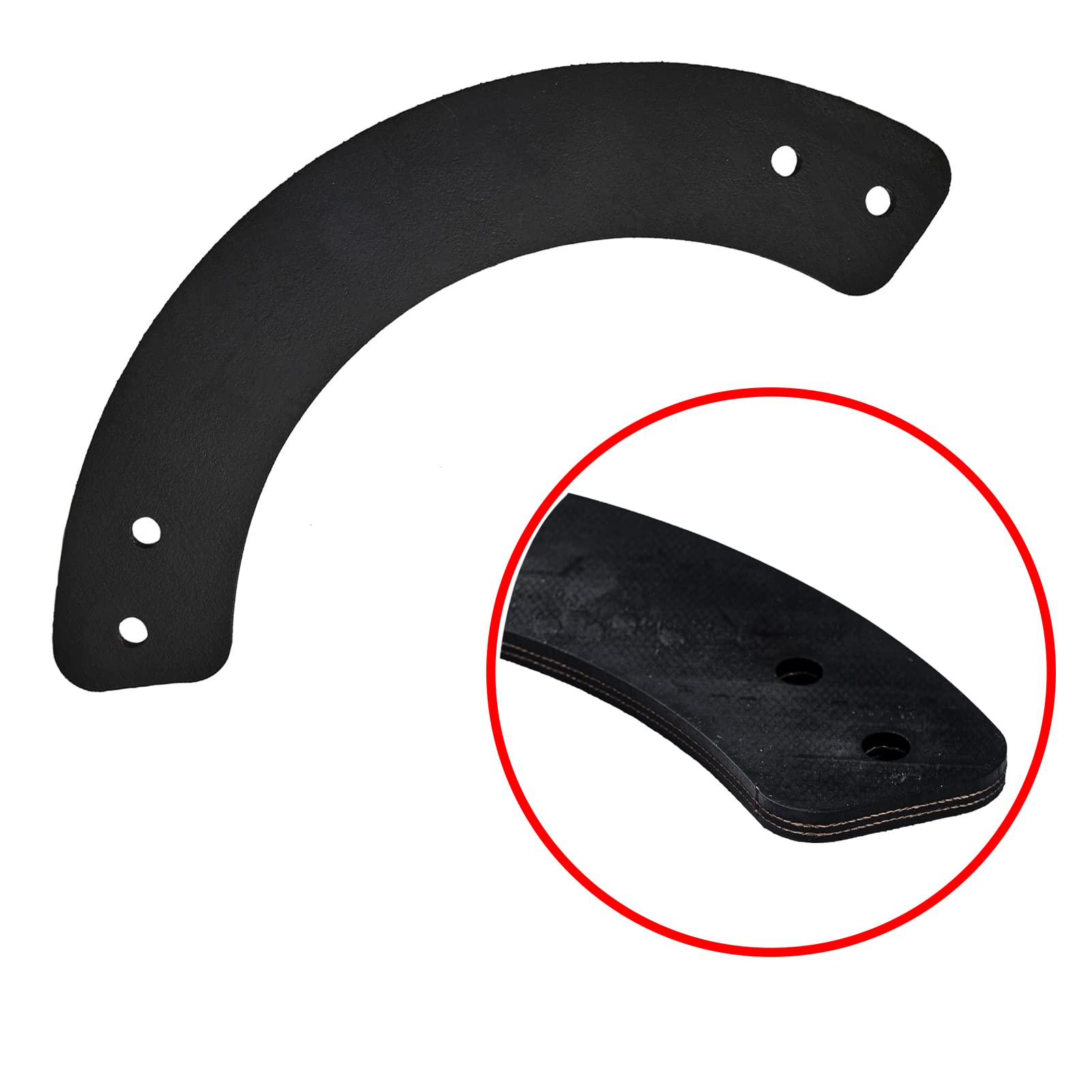 Mikatesi Snowblower Rubber Auger Paddles 753-04472 735-04032 735-04033 953-04472 Scraper Bar 731-1033 Shave Plate 7 Pack with Hardware Kit for MTD Craftsman 21 inch Single Stage Snow Blower