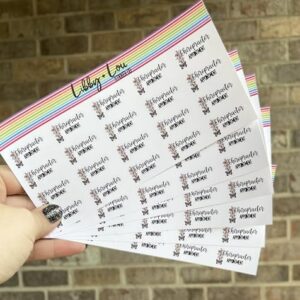 Chiropractor Appointment Planner Stickers | Libby and Lou Sticker Co