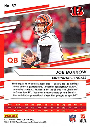 2022 Panini Prestige #57 Joe Burrow