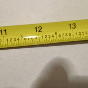 Aldrich Engineer Tape Measure, Decimal inch, Steel, 120 in, (10 ft but no feet on Tape), Numbered Tenths of an inch Between The inches, can Measure to Hundredth of an inch