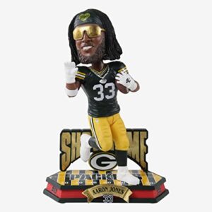 aaron jones green bay packers showtyme ambassador bobblehead nfl