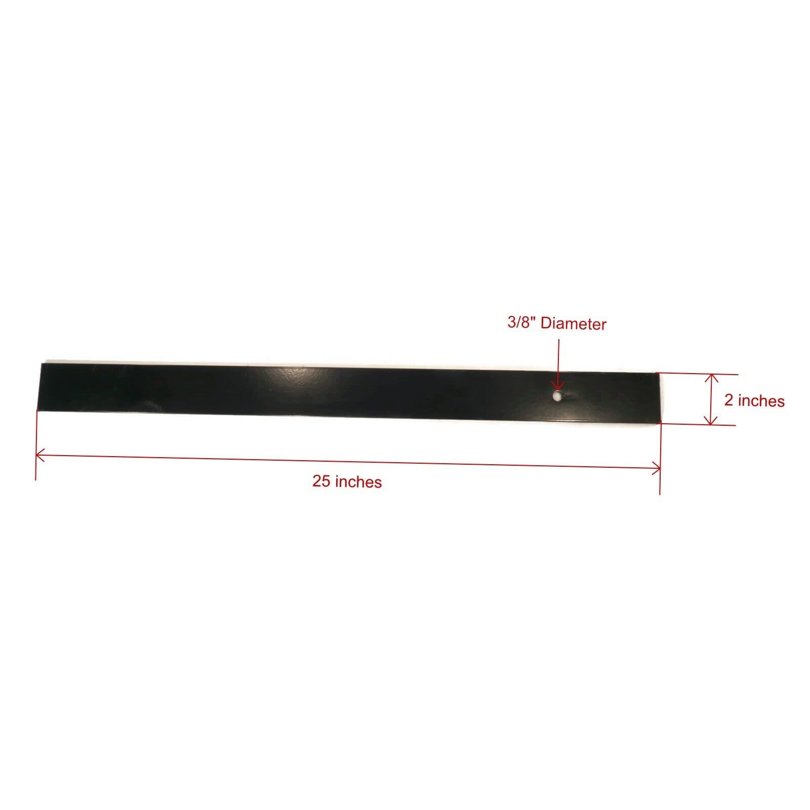 The ROP Shop | Universal Snowplow Deflector Kit with Metal Straps & Hardware for Boss MSC01565