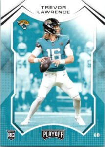 2021 playoff #201 trevor lawrence rc rookie jacksonville jaguars nfl football trading card