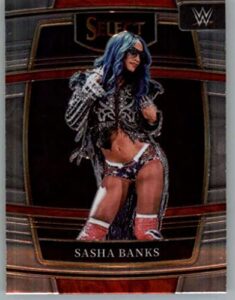 2022 panini select wwe #86 sasha banks concourse smackdown wrestling trading card