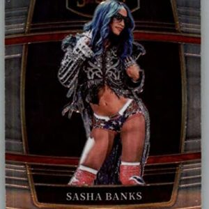 2022 Panini Select WWE #86 Sasha Banks Concourse SmackDown Wrestling Trading Card