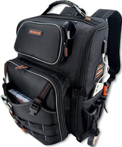 full-open tool bag backpack, bookbag for men, electricians, construction