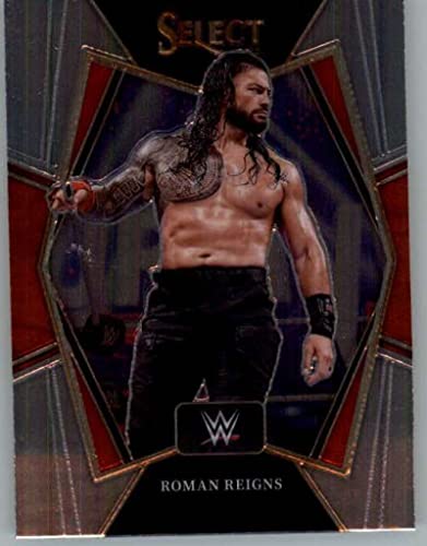 2022 Panini Select WWE #160 Roman Reigns Premier Level SmackDown Wrestling Trading Card