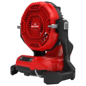 craftsman v20 cordless personal fan, misting fan, settings for mist and airflow, compact, bare tool only (cmce003b)