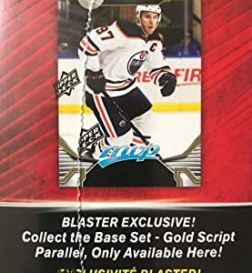 2022 2023 Upper Deck M V P Hockey Series Unopened Blaster Box of 15 Packs with Chance for Rookies Plus #1 Draft Picks Cards and Blaster Exclusive Gold Scripts