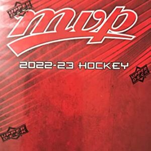 2022 2023 Upper Deck M V P Hockey Series Unopened Blaster Box of 15 Packs with Chance for Rookies Plus #1 Draft Picks Cards and Blaster Exclusive Gold Scripts