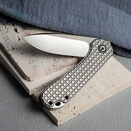 CIVIVI Elementum 6AL4V Titanium Handle Scales Compatible with Elementum C907 Pocket Knife C18062AD-2