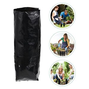 YARNOW Grow Bags 100pcsbags Accessories Container Survival Transplanting Plant Nutrition Delicate Raised Woven Cutting Bonsai Farming Thicken Rate Portable Tree Size Garden