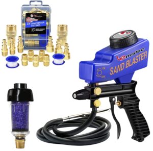 premium sandblaster, oil water separator, air fittings bundle