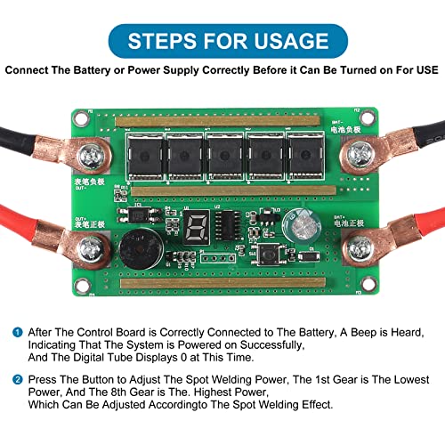 Spot Welding DIY Kit Battery Energy Storage Spot Welding Machine PCB Circuit Board Welding Equipment for 18650 26650 Battery