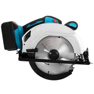 amikadom #0bfn7w 20v 7 1/4 inch circular saw with battery