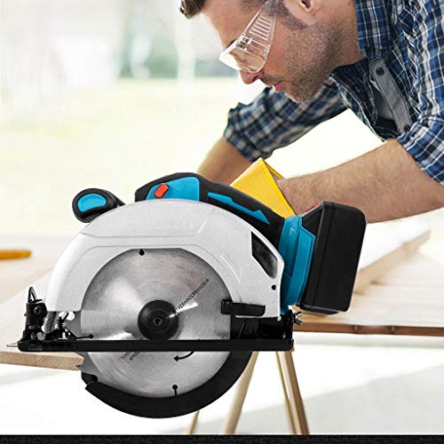 Amikadom #0BfN7w 20V 7 1/4 Inch Circular Saw with Battery