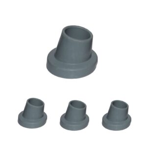 slope replacement feet for shower chair bath seat, shower stools and transfer bench, non-skid shower bench and tub transfer benches rubber suction cup feet, metal insert reinforced (slope, 1-1/8" i.d)