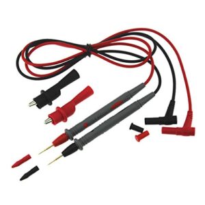 pt1005 1000v 10a multimeter test leads multimeter test pin universal digital multimeter probe test leads pin needle tip multi meter test fixture lead probe wire pen cable crocodile clips test leads