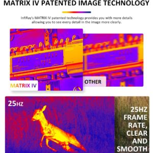 (Android Only) InfiRay Xinfrared P2 Pro Thermal Camera with Magnetic Macro Lens for Android Type-C Smartphones, 9g Fully Metal Body, 25Hz 256X192 Resolution, Support Android 9.0 and Above, (T2 Pro)