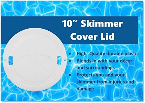 DDV Exact Replacement Skimmer Deck Lid Cover for Hayward Swimming Pool SPX1070C SP1070C Lid Direct Replacement for Hayward SP1070, SP1071, and SP10712S Pool Skimmer Cover Models