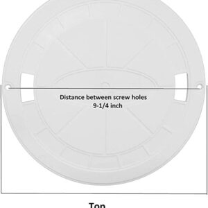 DDV Exact Replacement Skimmer Deck Lid Cover for Hayward Swimming Pool SPX1070C SP1070C Lid Direct Replacement for Hayward SP1070, SP1071, and SP10712S Pool Skimmer Cover Models