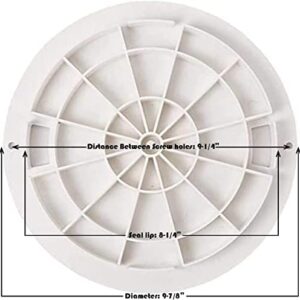 DDV Exact Replacement Skimmer Deck Lid Cover for Hayward Swimming Pool SPX1070C SP1070C Lid Direct Replacement for Hayward SP1070, SP1071, and SP10712S Pool Skimmer Cover Models