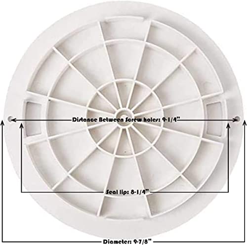 DDV Exact Replacement Skimmer Deck Lid Cover for Hayward Swimming Pool SPX1070C SP1070C Lid Direct Replacement for Hayward SP1070, SP1071, and SP10712S Pool Skimmer Cover Models