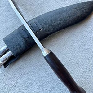 Kukri Supplier - 11″ Traditional Farmer Daily Work Rust Free Khukuri - Hand Forged Full Tang Sharpen Blade - EGKH Factory Outlet in Nepal - High Carbon Steel Knives