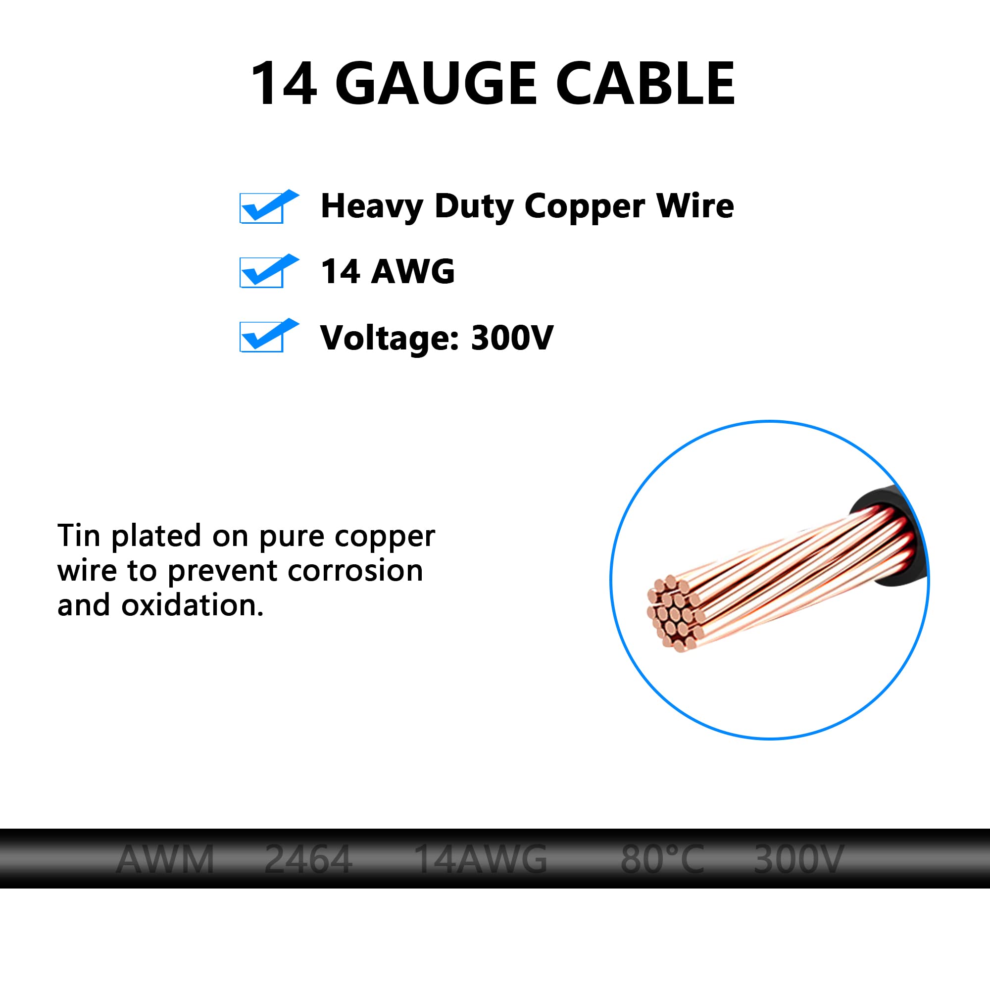 SinLoon 14AWG DC 8mm Adapter to 45A Connector Cable, Solar Charge Extension Cable Connector Adapter, for RV, Part Solar Generator Portable Powerstation 2PCS (13CM)