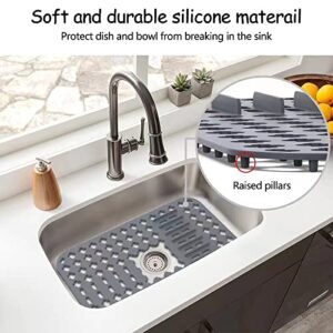 Silicone Sink Protectors for Kitchen,Silicone sink mats for bottom of kitchen sink,for Bottom of Kitchen Farmhouse Stainless Steel Porcelain Sink