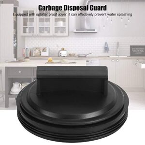 Kitchen Sink Waste Drain Plug and Splatter Guard, Garbage Disposal Sink Stopper Replacement Garbage Disposal Stopper, Garbage Disposal Splash Guard Collar Sink Baffle 3 Inches Kitchen Sink Drain