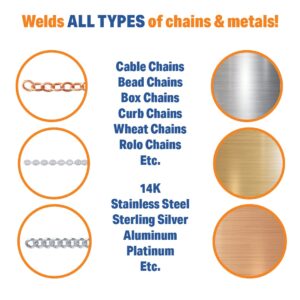 Permanent Jewelry Welder by Sunstone Welders, Orion mPulse 30 with basic ADL, Pulse Arc Permanent Jewelry Welder with Touch Screen Interface