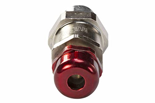 Explosion Proof Cable Gland - 1/2" NPT - Nickel Plated Brass - ATEX Rated N4X - 0.122-0.343" Cable