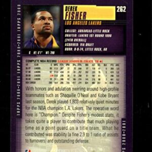 2000-01 TOPPS #262 DEREK FISHER NMMT LAKERS