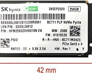 SkHynix 256GB PCIe NVMe 2242 SSD (HFM256GD3HX015N) (OEM)