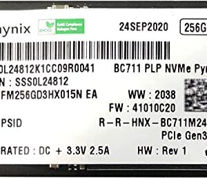 SkHynix 256GB PCIe NVMe 2242 SSD (HFM256GD3HX015N) (OEM)