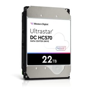 western digital wd ultrastar hc570 wuh722222ale6l4 22tb 7200rpm 3.5'' desktop hdd 0f48155