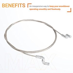 Canamax Premium 117-9145 Clutch Drive Cable - Compatible with Toro Power Clear Snowthrower - Replaces 1179145