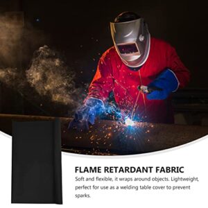 Housoutil Material Felt Cloth Fire Blanket Welding Blanket for Smoker Welding Table Welding Cloth Fabric Medium Insulated Welding Blanket Fiberglass Blanket Heavy Fireproof Cloth