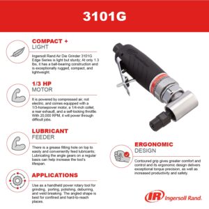 Ingersoll Rand 426 3" Reversible Cut off Tool Bundle with 3101G Air Die Grinder