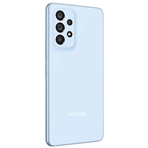 Samsung Galaxy A53 5G (128GB, 6GB) 6.5" 120Hz Full HD+, IP67 Water Resistant, Dual SIM GSM 4G VoLTE Unlocked (For T-Mobile, Metro, Global) International Model A536E/DS (Awesome Blue)(Renewed)