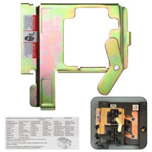 generator interlock kit compatible with siemens and murray, ecsbpk02 mechanical interlock kit between the main breaker powered by utility power and generator powered by standby power.